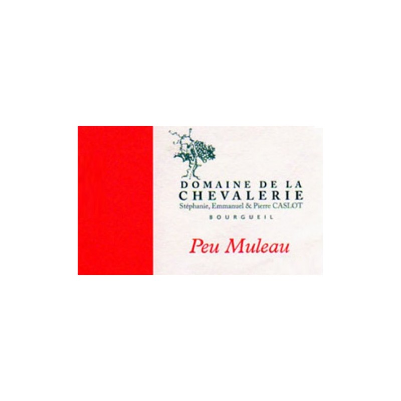 Domaine de La Chevalerie Bourgueil "Peu Muleau" rouge 2015 - Vignerons ...